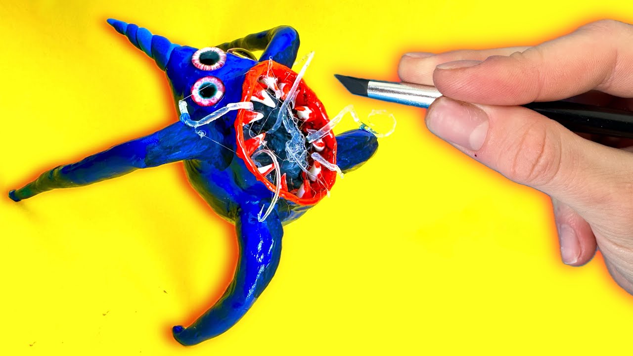 Making Realistic NabNab Monster from GARTEN of BANBAN with Clay DIY Who ...