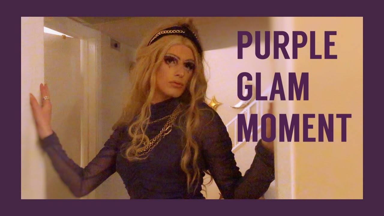 MAKEUP TIME - Purple Drag Look - YouTube