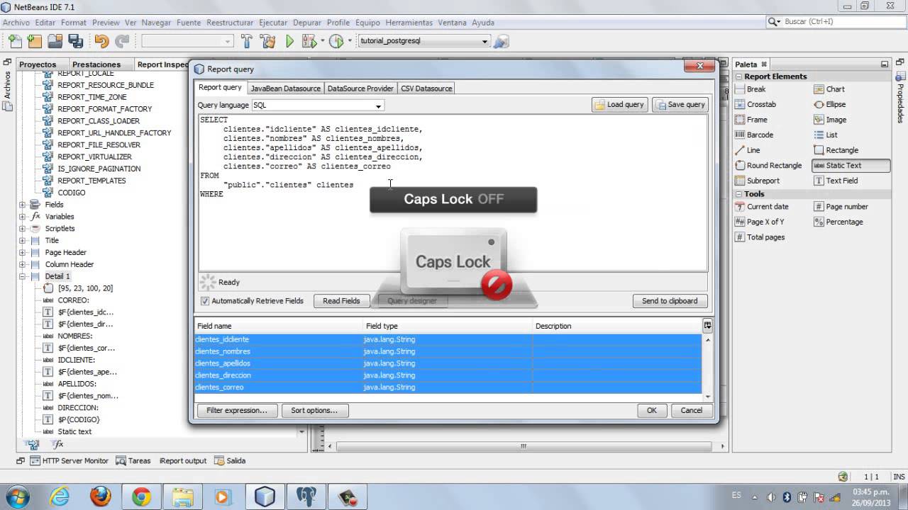 Reportes PDF con jsp usando parámetros - YouTube