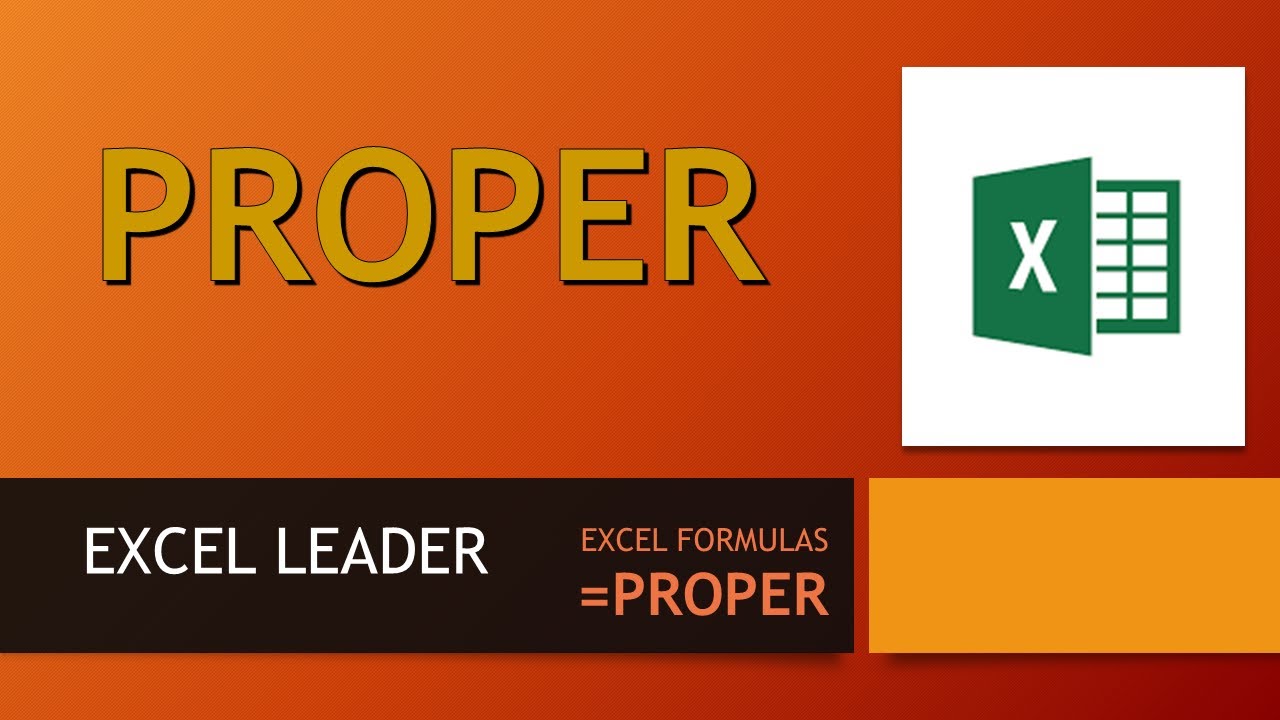 EXCEL FORMULA 71 PROPER Very Useful To Convert Text From Lower excel-formula-71-proper-very-useful-to-convert-text-from-lower
