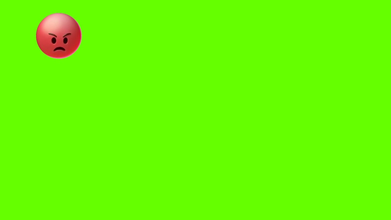 Angry Face Emoji 😡 Green Screen - YouTube