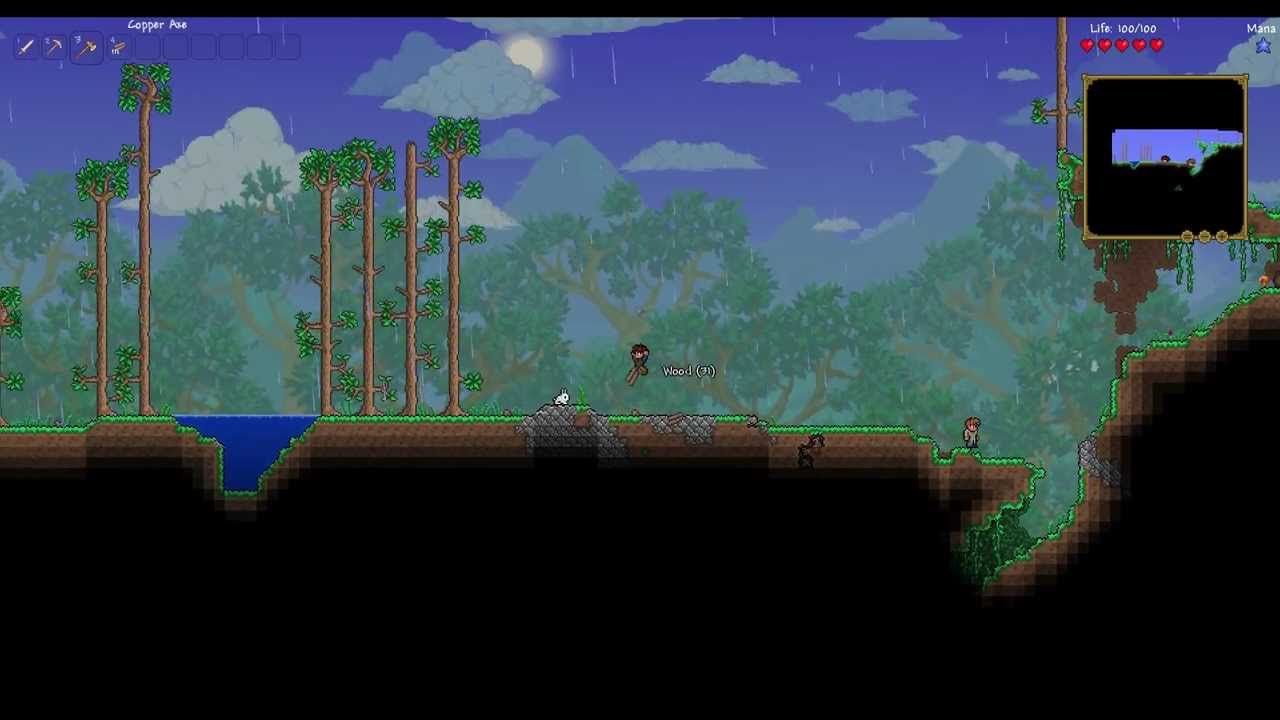 Terraria Gameplay #1 - YouTube