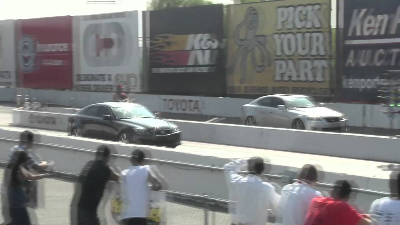 Lexus Race Crash EPIC FAIL near miss - YouTube