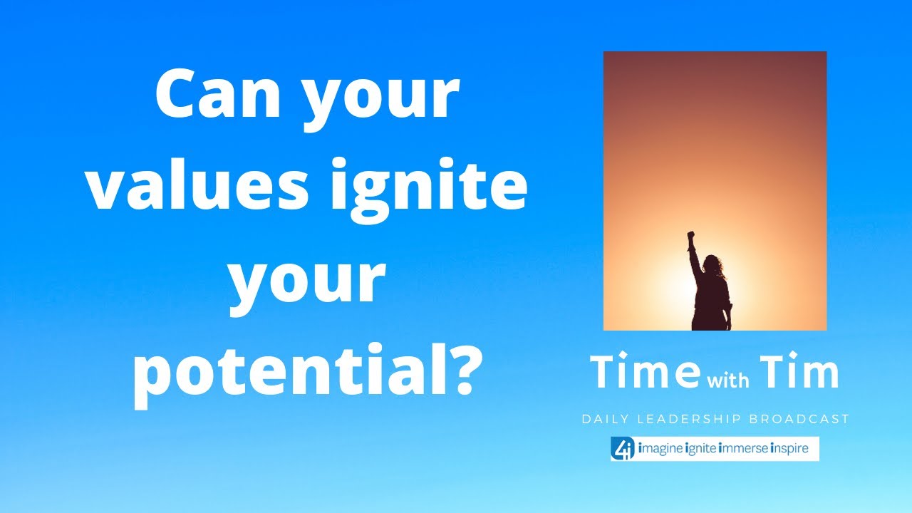 Thought for the week...how to use values to ignite your potential - YouTube