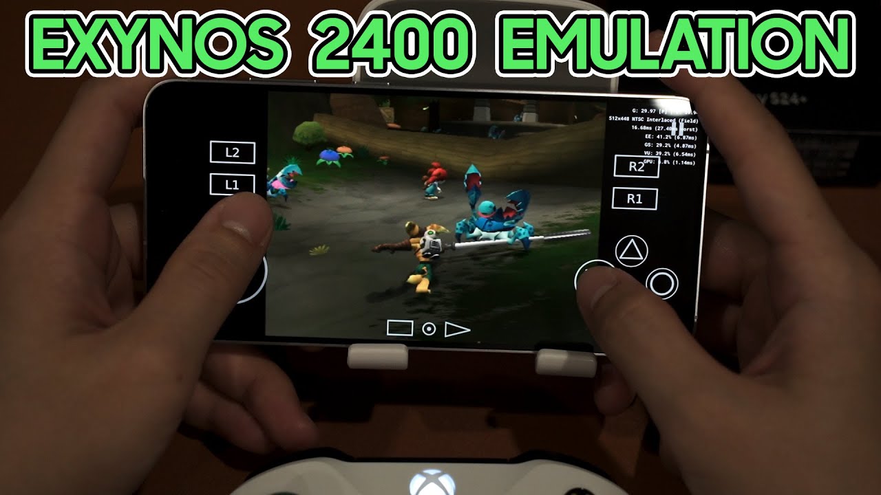 Emulation test - Samsung Galaxy S24+ with Exynos 2400 - YouTube