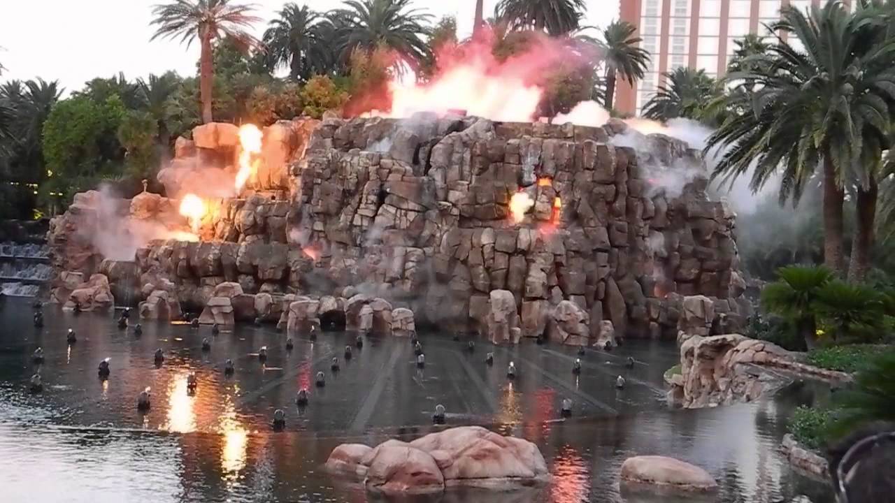 Volcan en el Mirage Compartir vídeos HD 1080p - YouTube