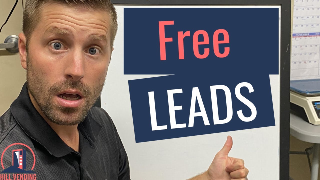 How To Get Free Leads For Your Vending Machines. - YouTube