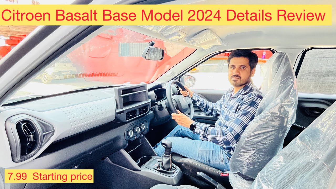 2024 Citroen Basalt: Base Model Breakdown and Review! - YouTube