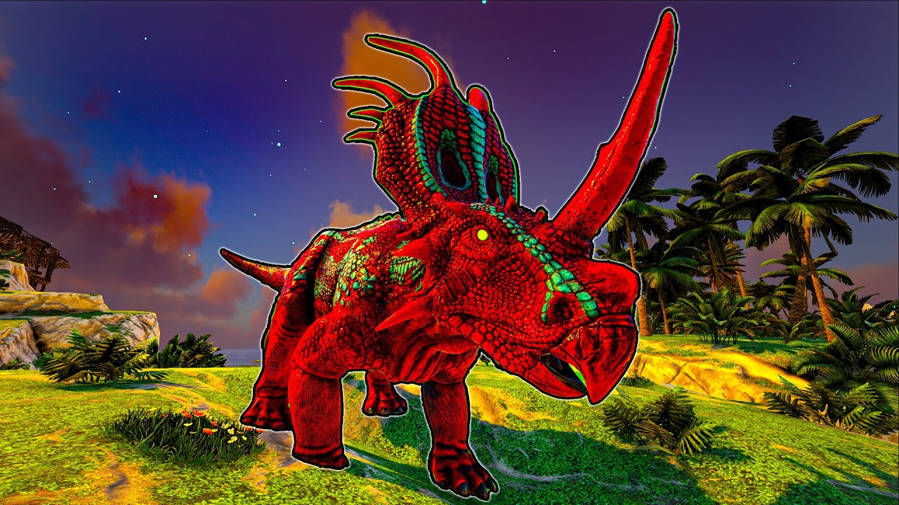 Alpha Styracosaurus Evcilleştirme! #4 | ARK Evolved Primal Fear Türkçe ...