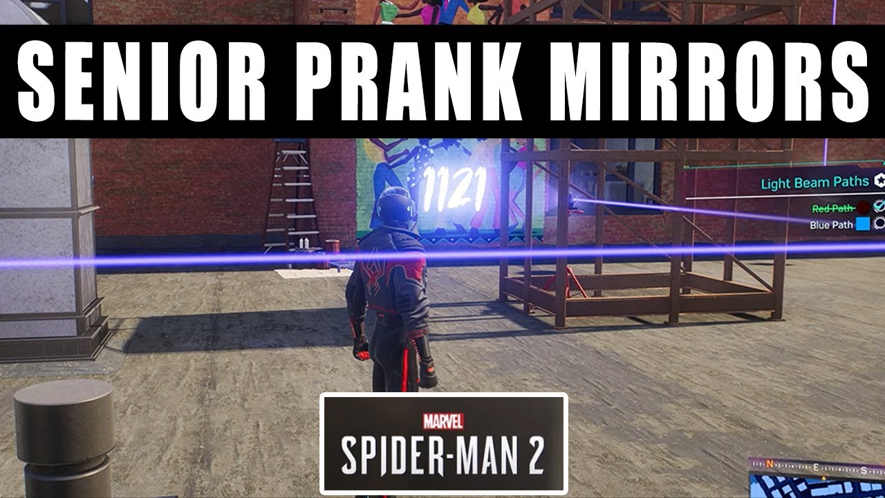 Marvel's Spider-Man 2 Senior Prank Mirror Puzzle - YouTube