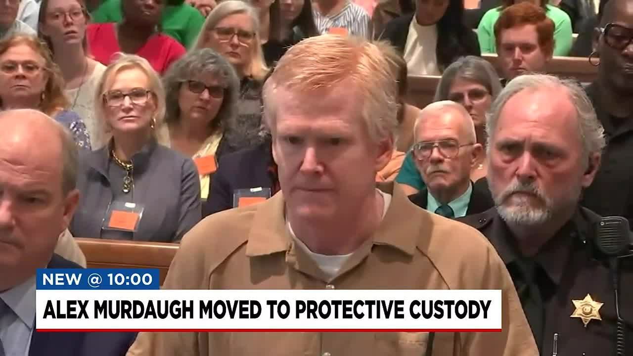 Alex Murdaugh moved to protective custody - YouTube