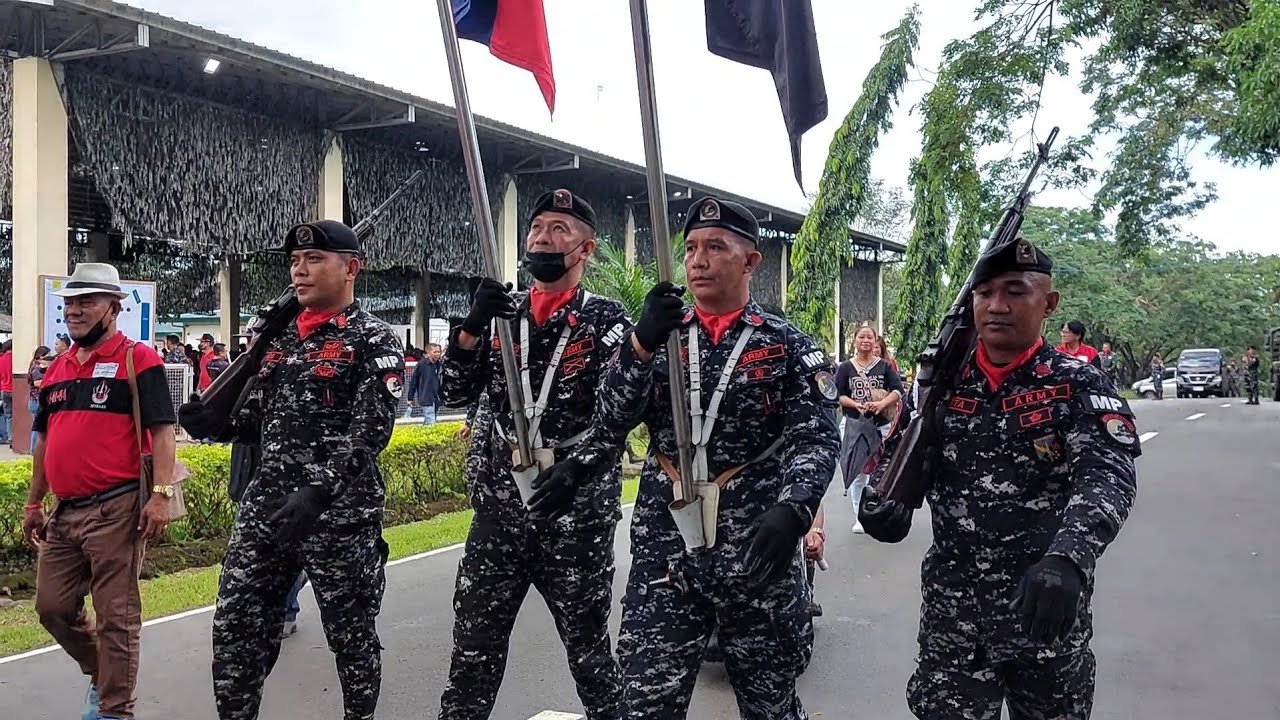 PAGBIBIGAY PUGAY SA MGA BAYANING SCOUT RANGERS "MUSANG" NA NAGBUWIS NG ...