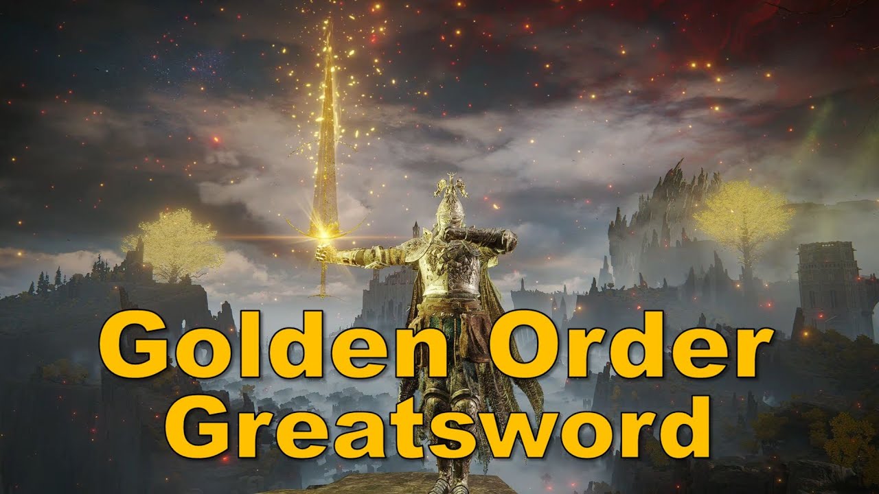 Elden Ring - How to get the Golden Order Greatsword - YouTube