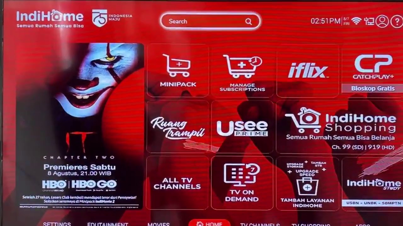 minipack add on useetv indihome - YouTube