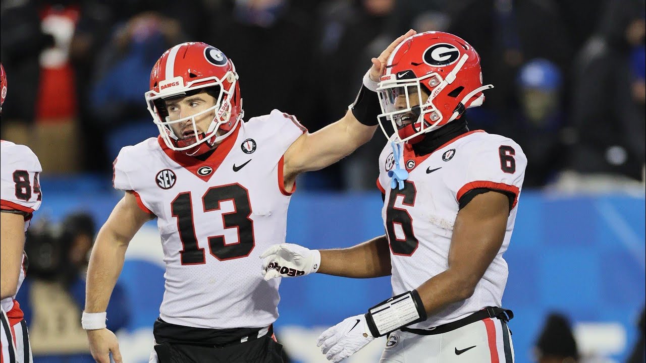 Georgia beats Kentucky 16-6! - YouTube