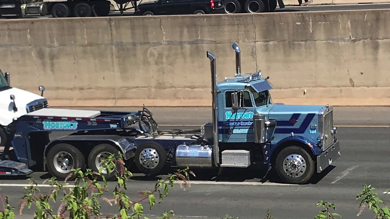 HWS’s Peterbilt 359 CAT 3406B Jake Brake On I-66! - YouTube