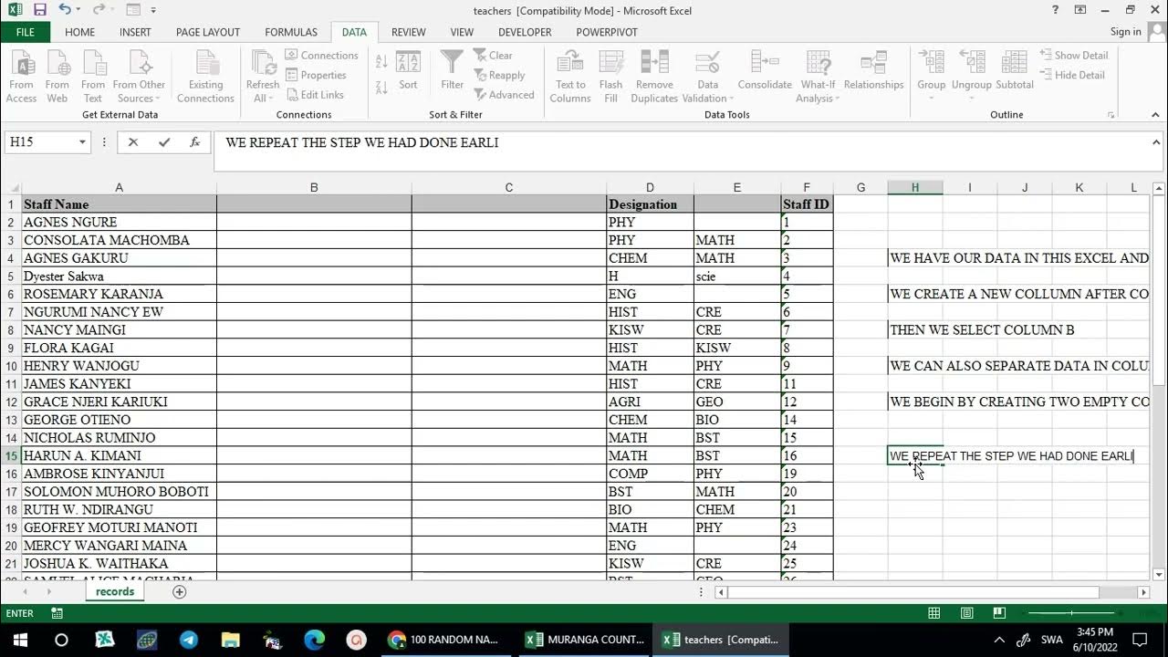 HOW TO SPLIT DATA IN ONE EXCEL COLUMN TO TWO OR MORE COLUMNS AND HOW TO how-to-split-data-in-one-excel-column-to-two-or-more-columns-and-how-to