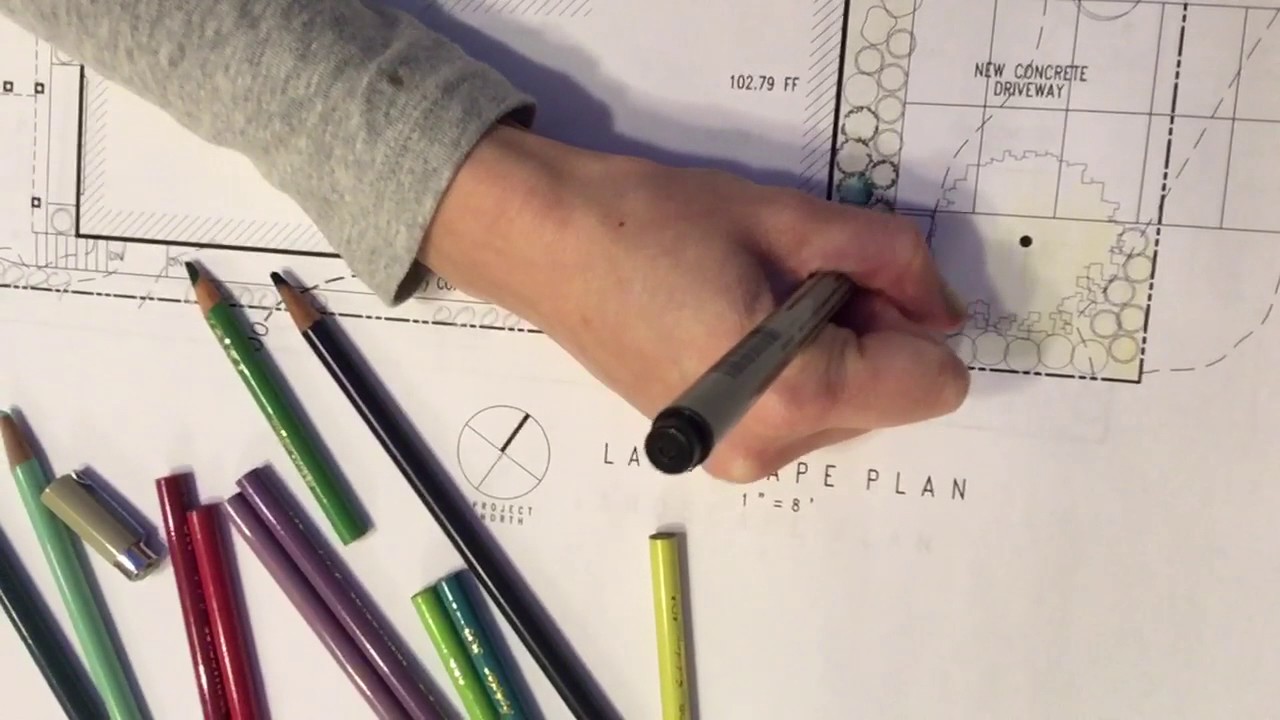 Color rendering for architecture plans - YouTube
