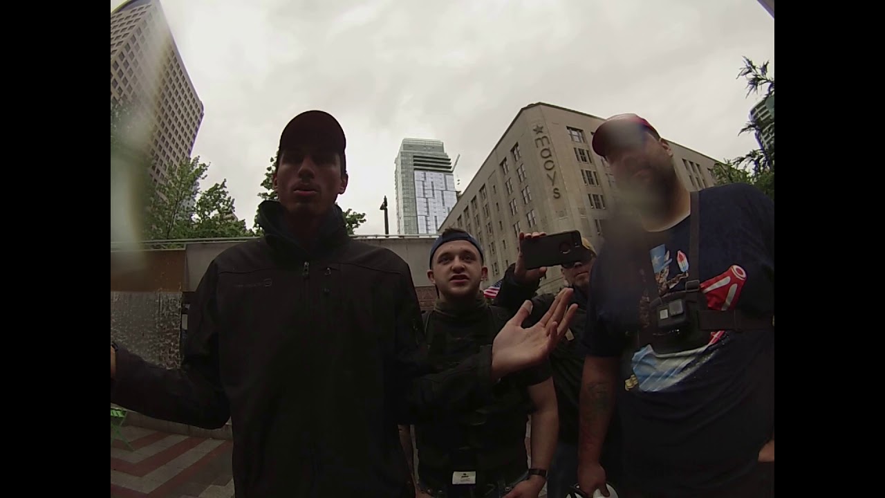 Dion J Thompson of Operation Cold Front with his neo-fascist "alt-right ...