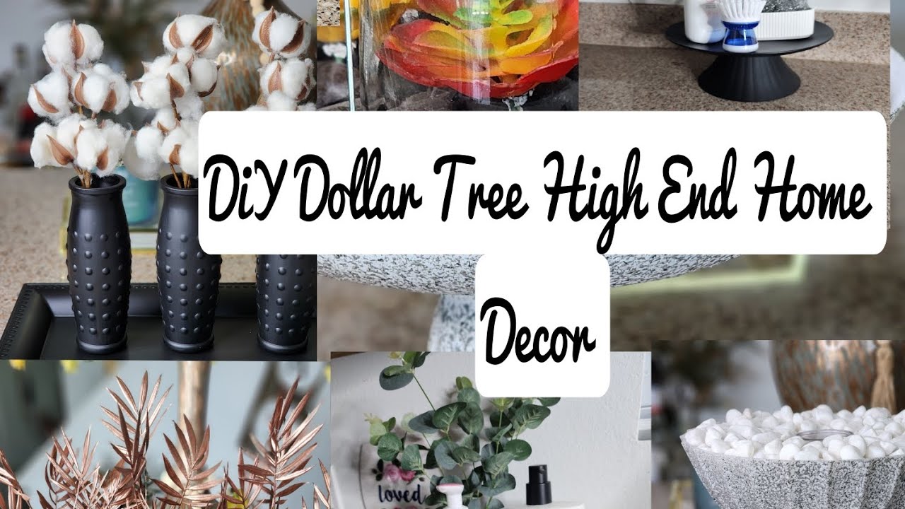 Brilliant DIY DOLLAR TREE High- end Home Decor/ Must Try DOLLAR TREE ...