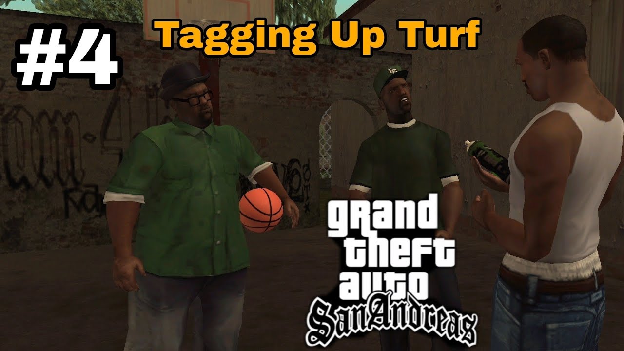 GTA San Andreas - Tagging Up Turf - YouTube