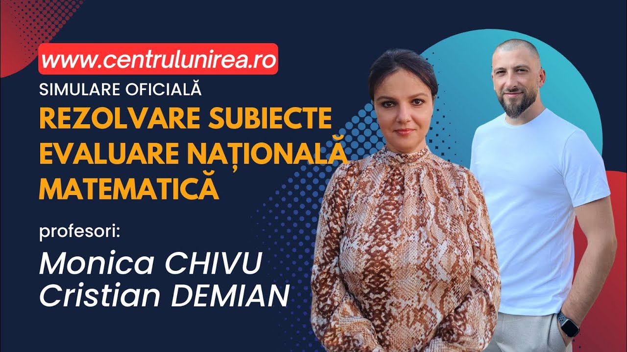 Rezolvare LIVE Simulare Evaluare Nationala 2024 - Matematica - YouTube