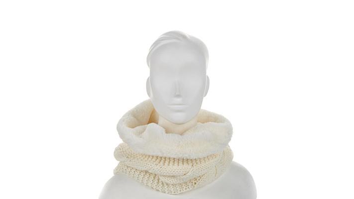 Accessory Concierge Knit Scarf with Faux Fur Lining - YouTube
