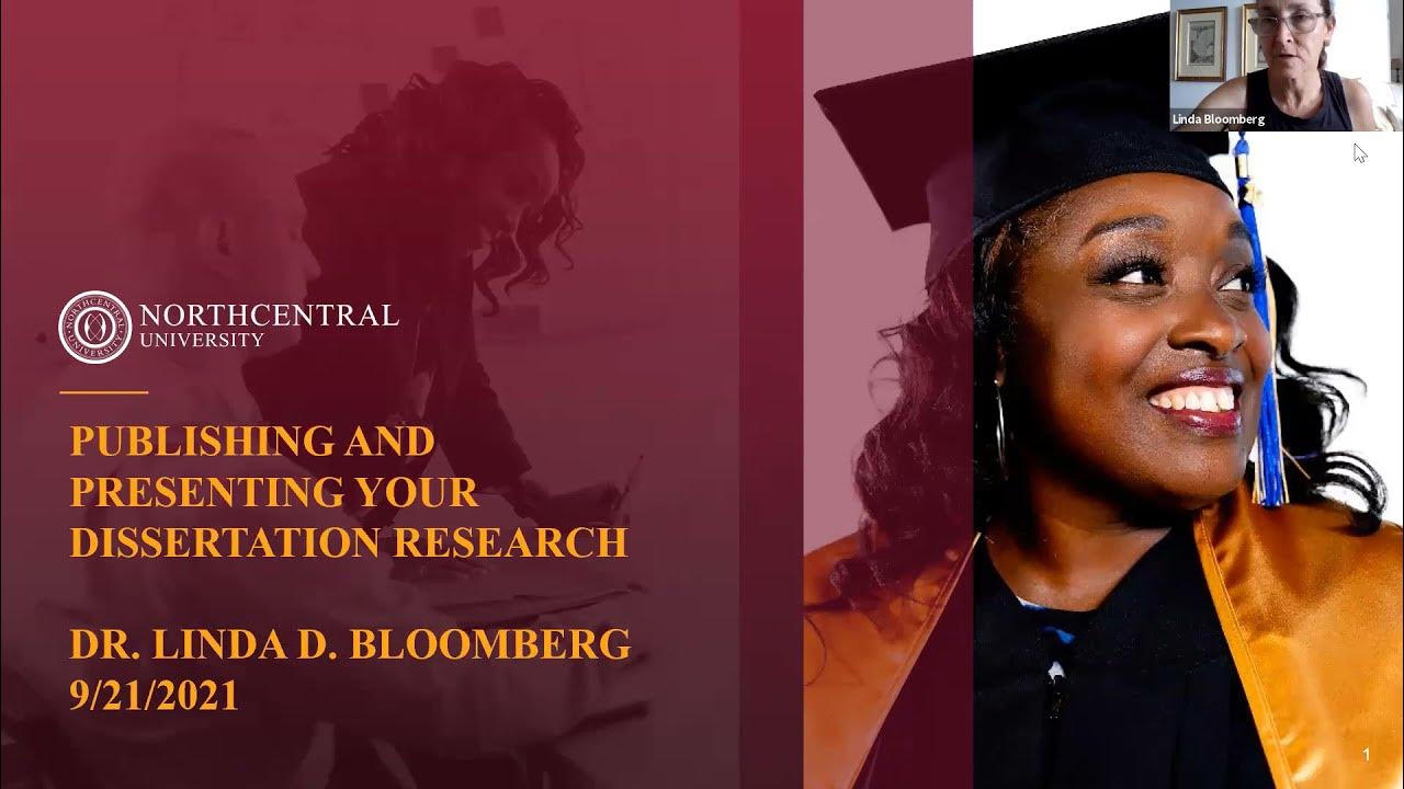 Publishing and Presenting Your Dissertation Research: How to “De ...