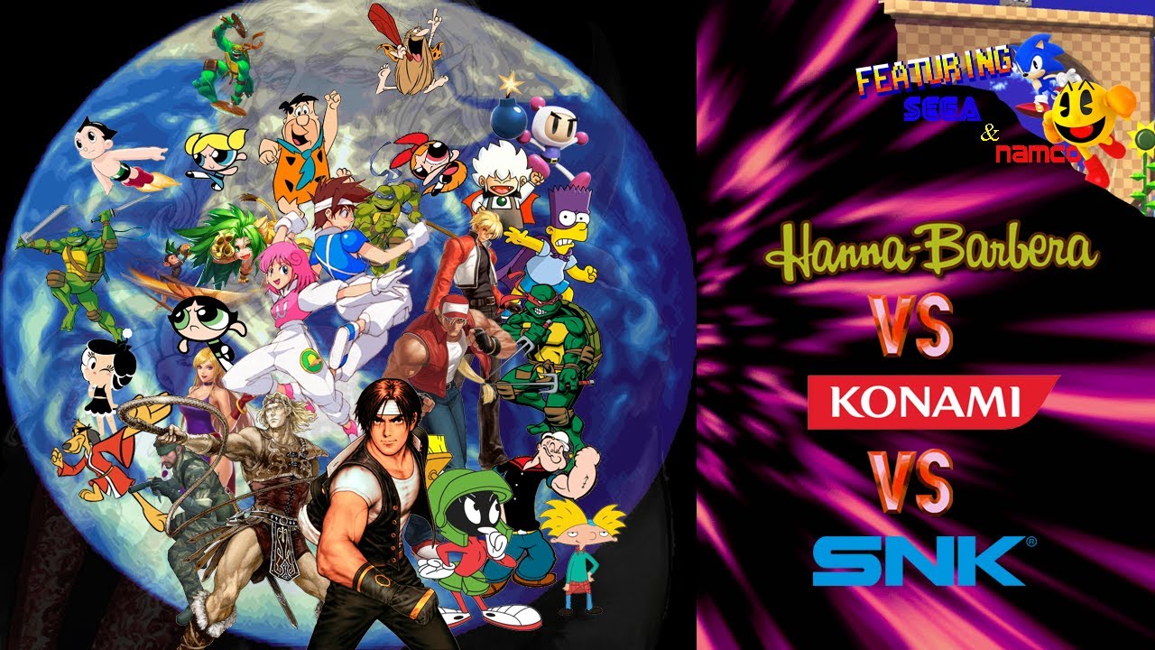 Trailer Mugen N°2 : Hanna-Barbera (cartoon) Vs Konami Vs SNK (link in ...