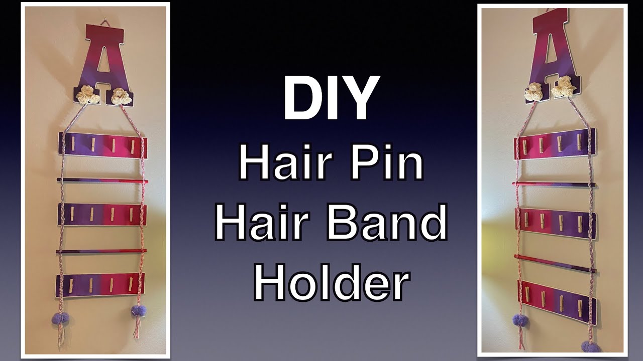 Custom Hair Band Holder for Girl's Room - YouTube