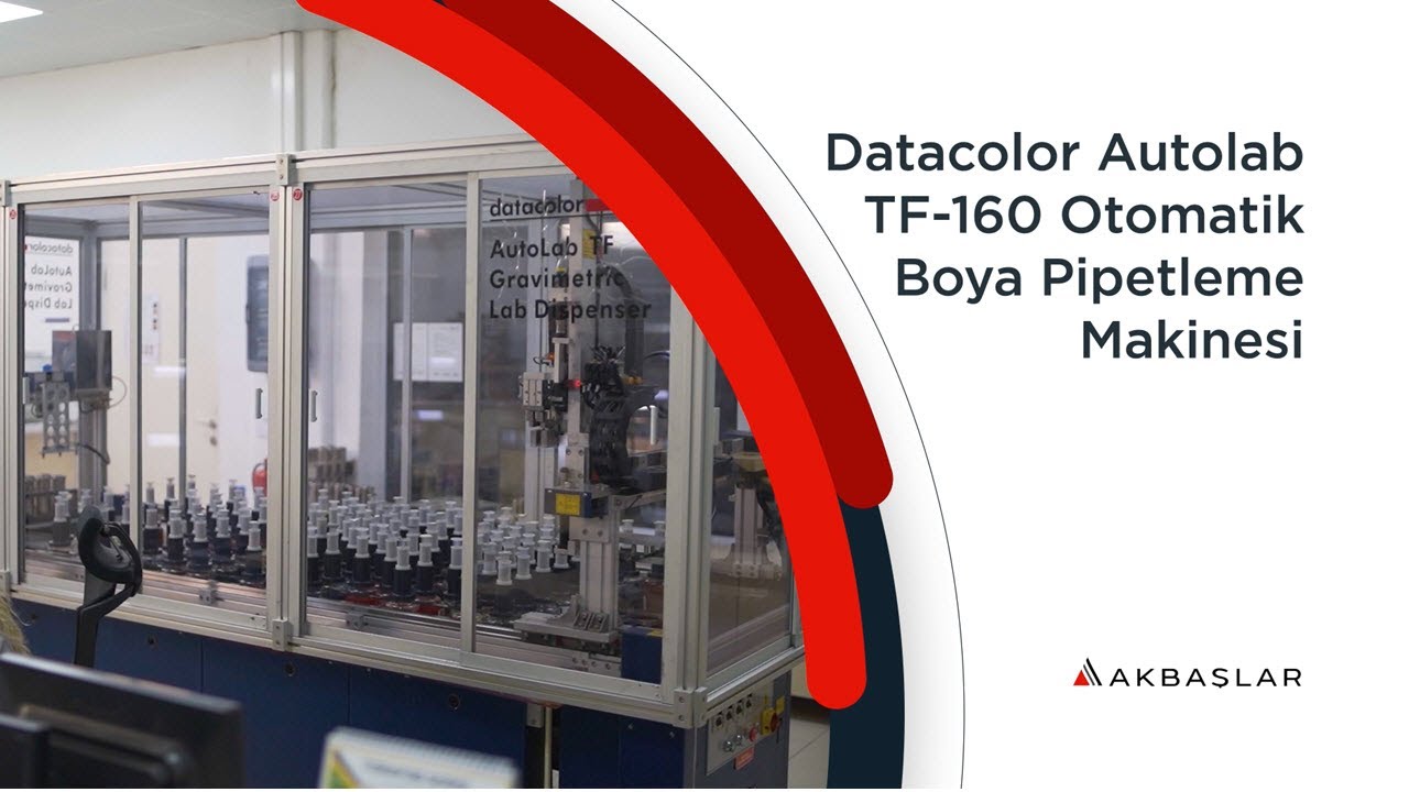 DATACOLOR AUTOLAB TF-160 OTOMATİK BOYA PİPETLEME MAKİNESİ - YouTube
