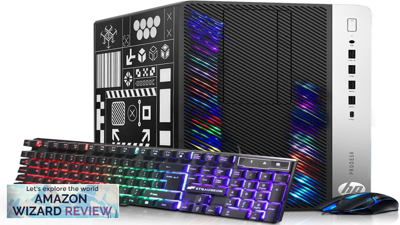 HP RGB Gaming Desktop Computer Intel Quad Core I5-6500 up to 3.6GHz ...