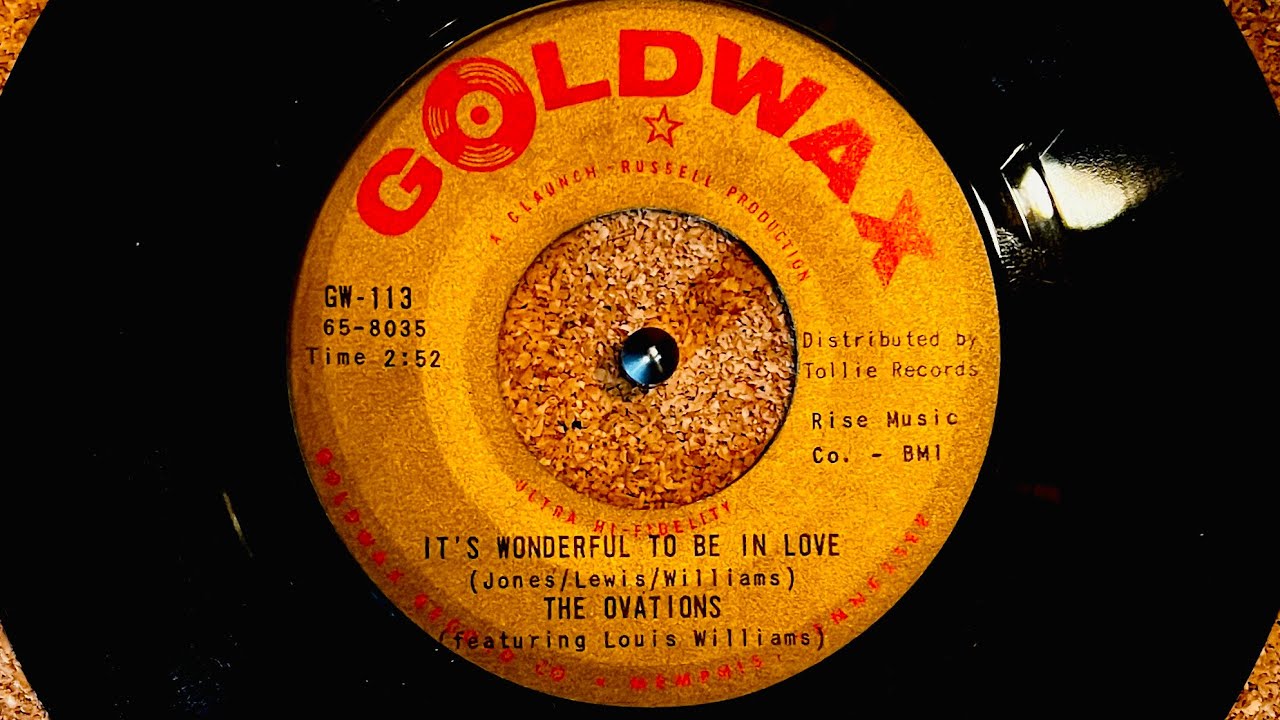 THE OVATIONS featuring Louis Williams “ IT'S WONDERFUL 'TO BE IN LOVE ...