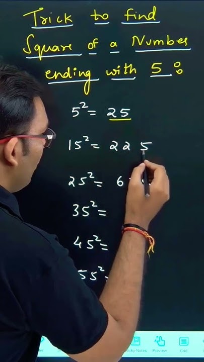 Maths Trick: Square of a number ending with 5 #maths #tricks #lovemath #fastcalculation - YouTube