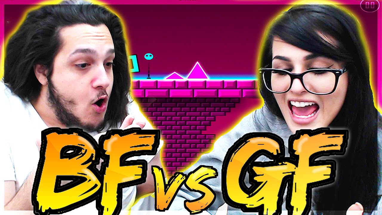 THIS GAME IS IMPOSSIBLE | BF vs GF (Geometry Dash) - YouTube