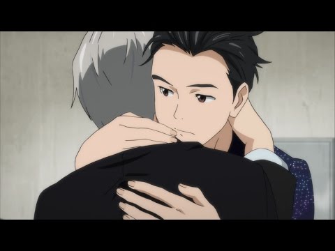 Yuri! On Ice  Victor and Yuri Hugging and Touching {HD}