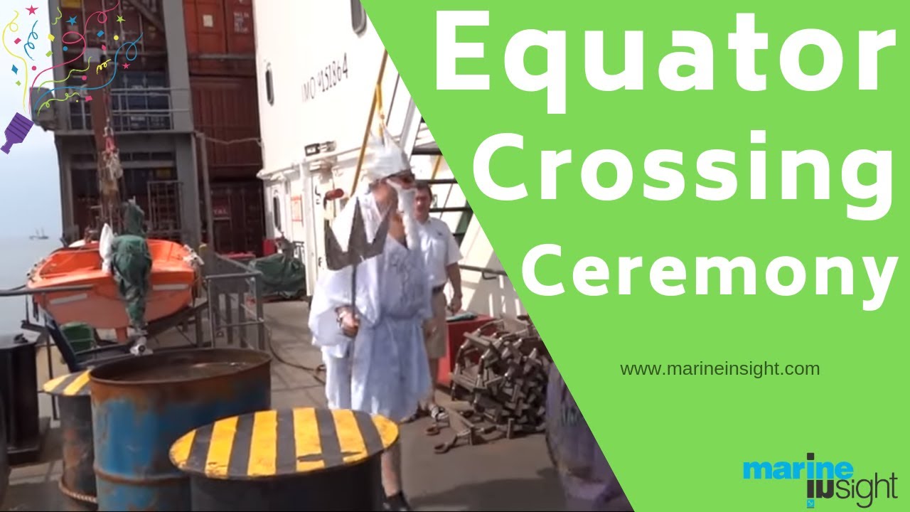 Equator Line Crossing Ceremony #equatorcrossing #linecrossing - YouTube