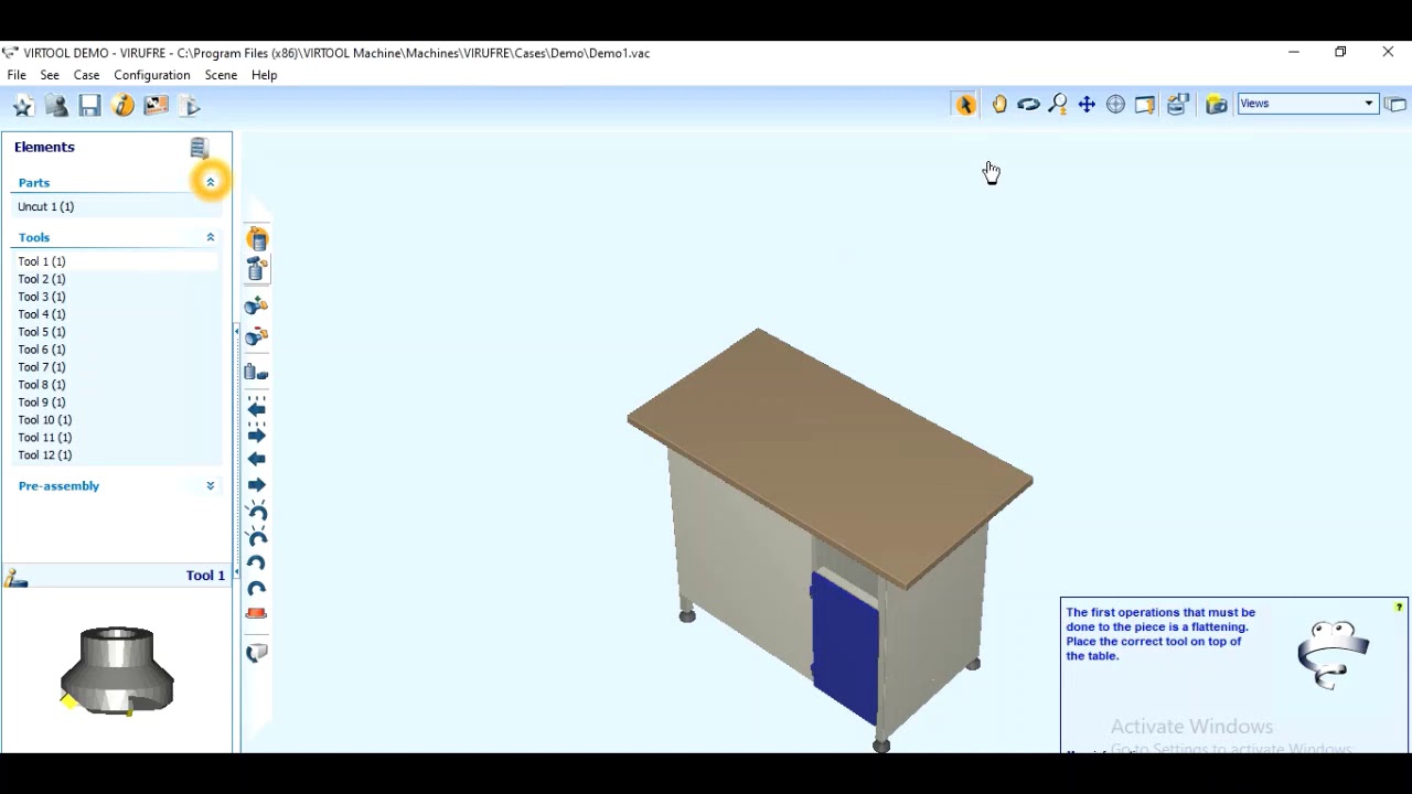 Virtual Learning of Conventional Milling using Virtool software by ...