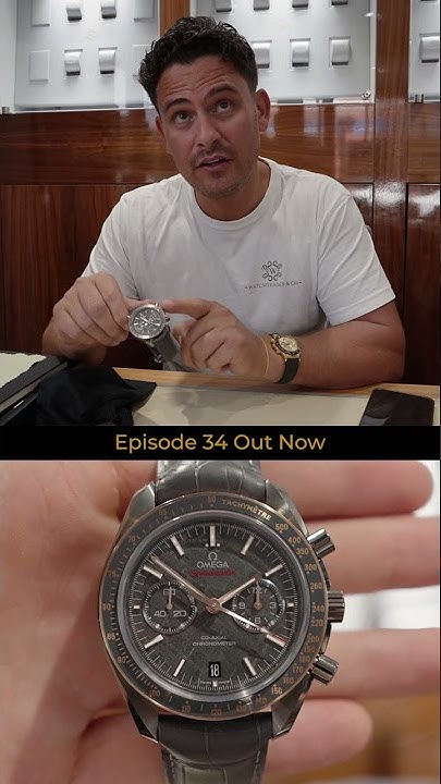 Omega Speedmaster Grey Side Of The Moon Meteorite #shorts - YouTube