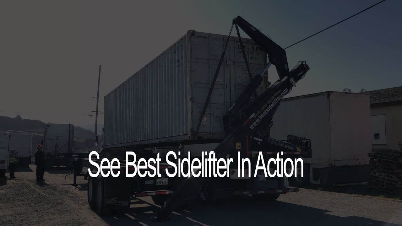 Best Sidelifter Container Pickup and Delivery - YouTube