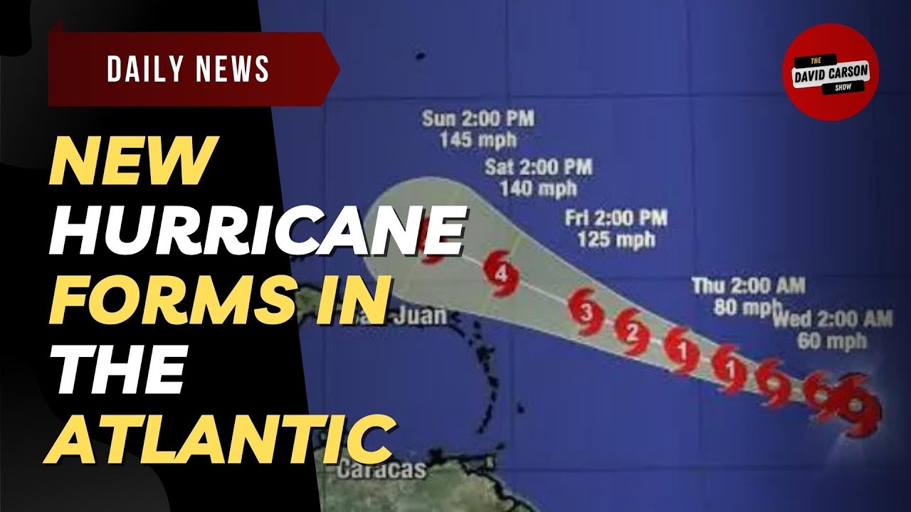 New Hurricane Forms In The Atlantic - YouTube