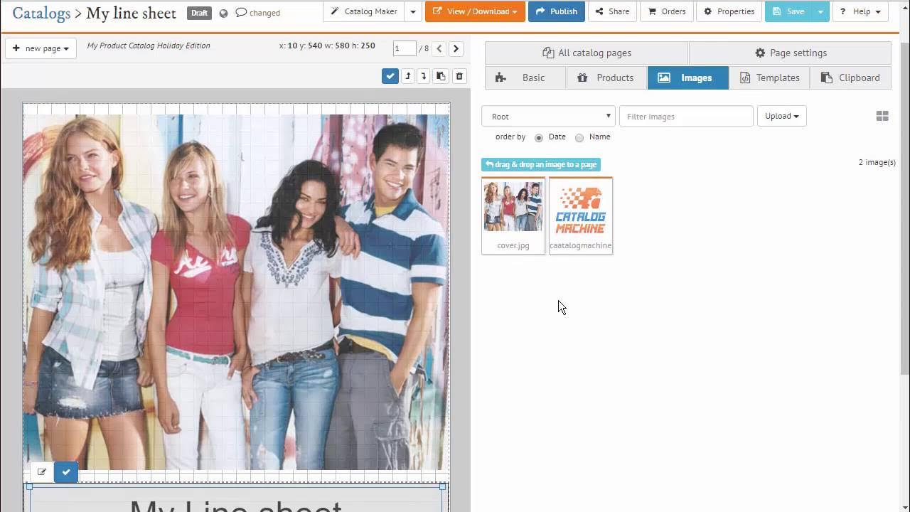 How to create a line sheet in 2 minutes - YouTube