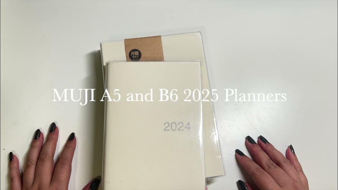 MUJI A5 and B6 Planners 2025 - YouTube