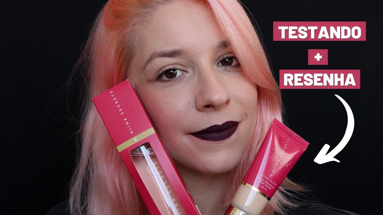 TESTANDO MAQUIAGENS NIINA SECRETS • Um quase full face da marca! - YouTube