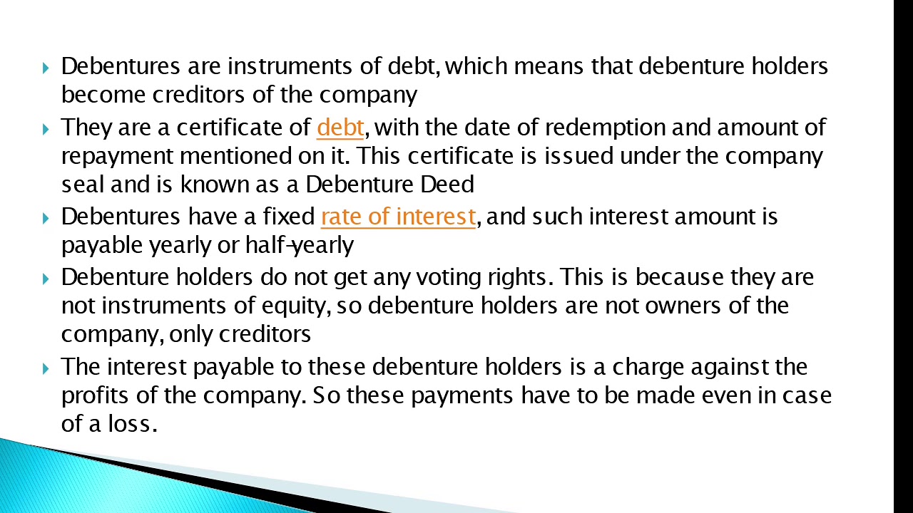 Debentures:Advantages and disadvantages and Types - YouTube