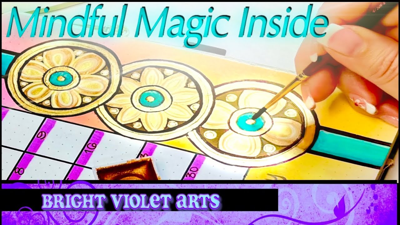 Mindful Bullet Journal Setup with Sunrise Art Magic - YouTube