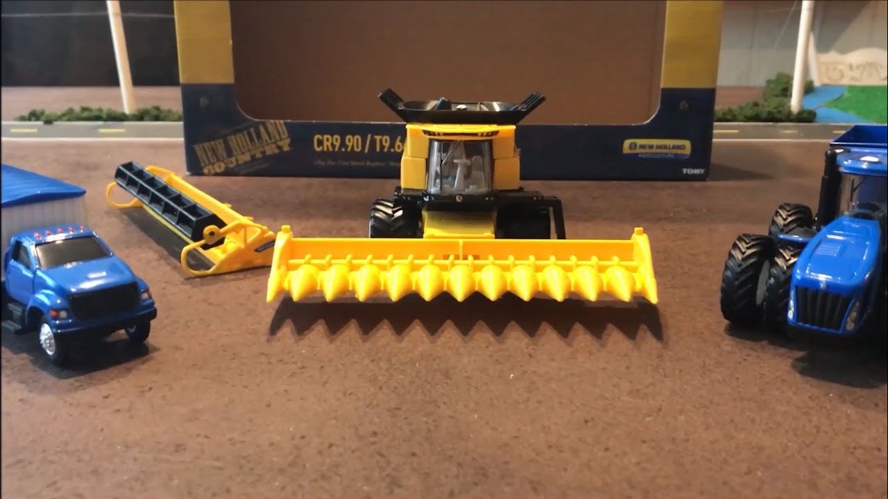 1/64 New Holland Harvesting Set Review - YouTube