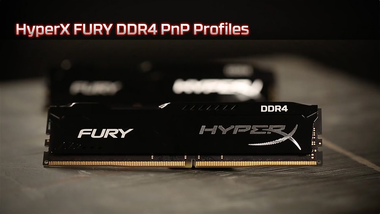 用 HyperX FURY DDR4 記憶體自動超頻 - YouTube