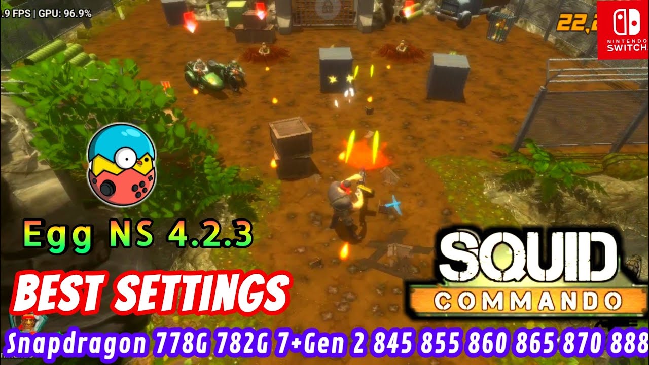 Squid Commando - Egg NS 4.2.3 - Best Settings Paling Lancar Di Snapdragon - YouTube