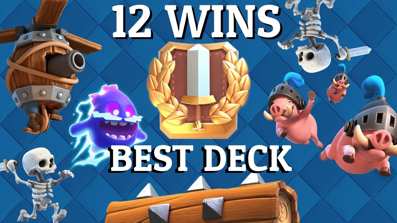 New BEST Royal Hogs Deck! 12 win Grand Challenge - Clash Royale - YouTube